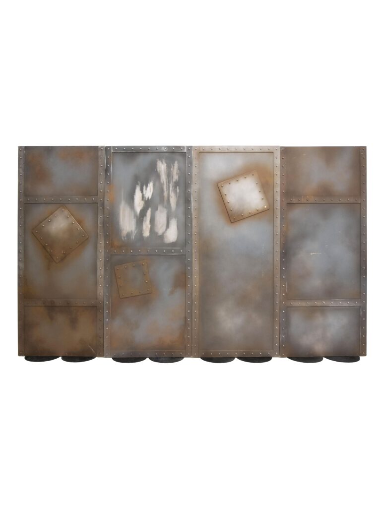 Industrial Metal Effect Backdrop - Rivetted Frame Edge (Style May Vary ...
