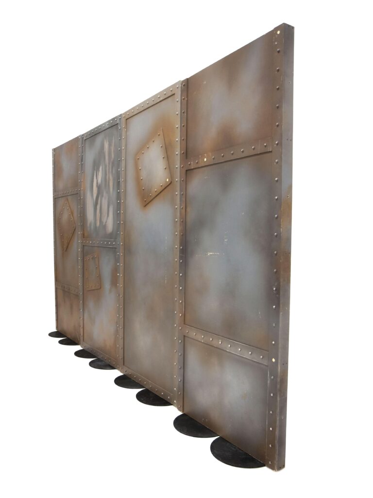 Industrial Metal Effect Backdrop - Rivetted Frame Edge (Style May Vary ...