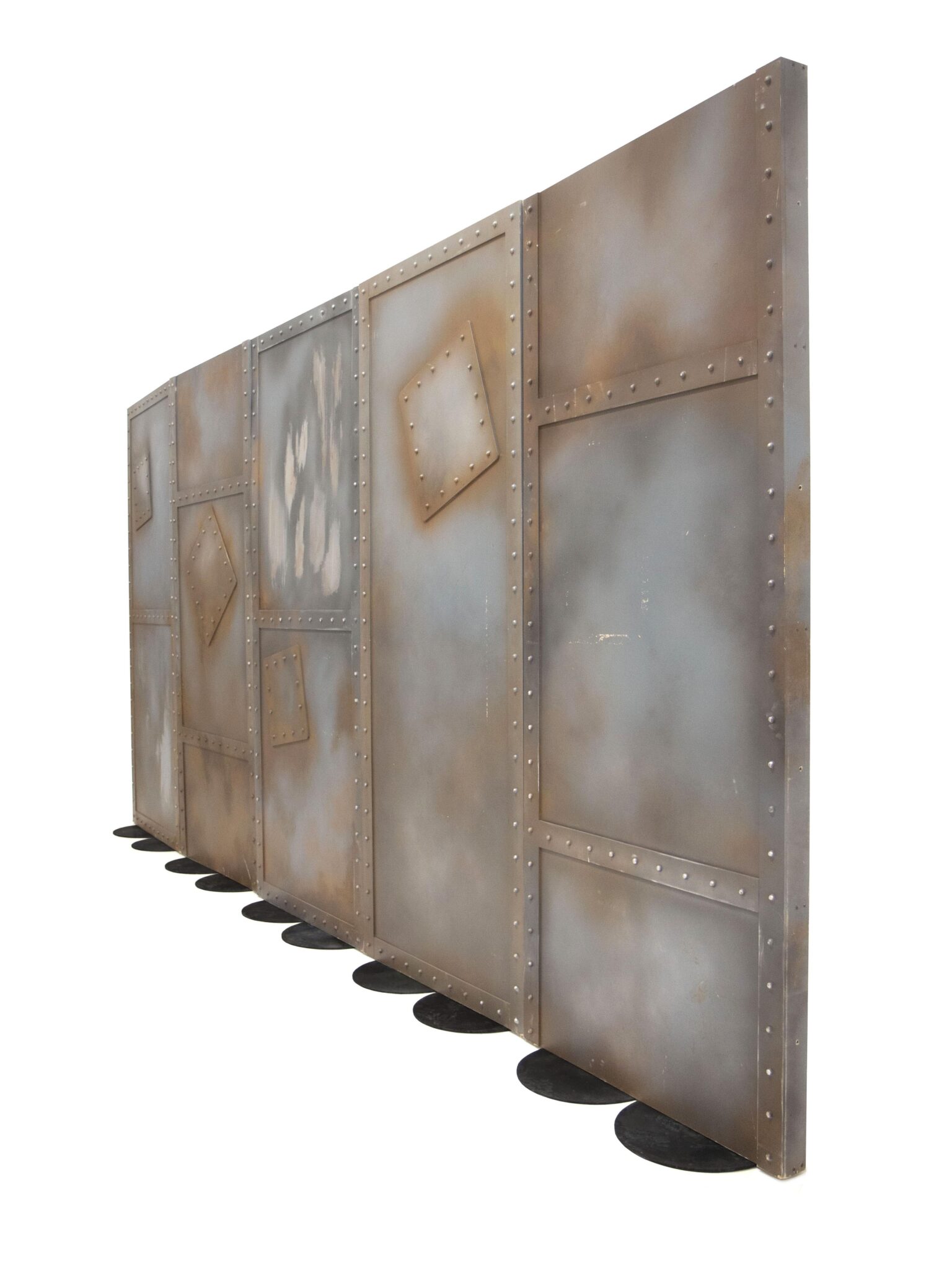 Industrial Metal Effect Backdrop - Rivetted Frame Edge (Style May Vary ...