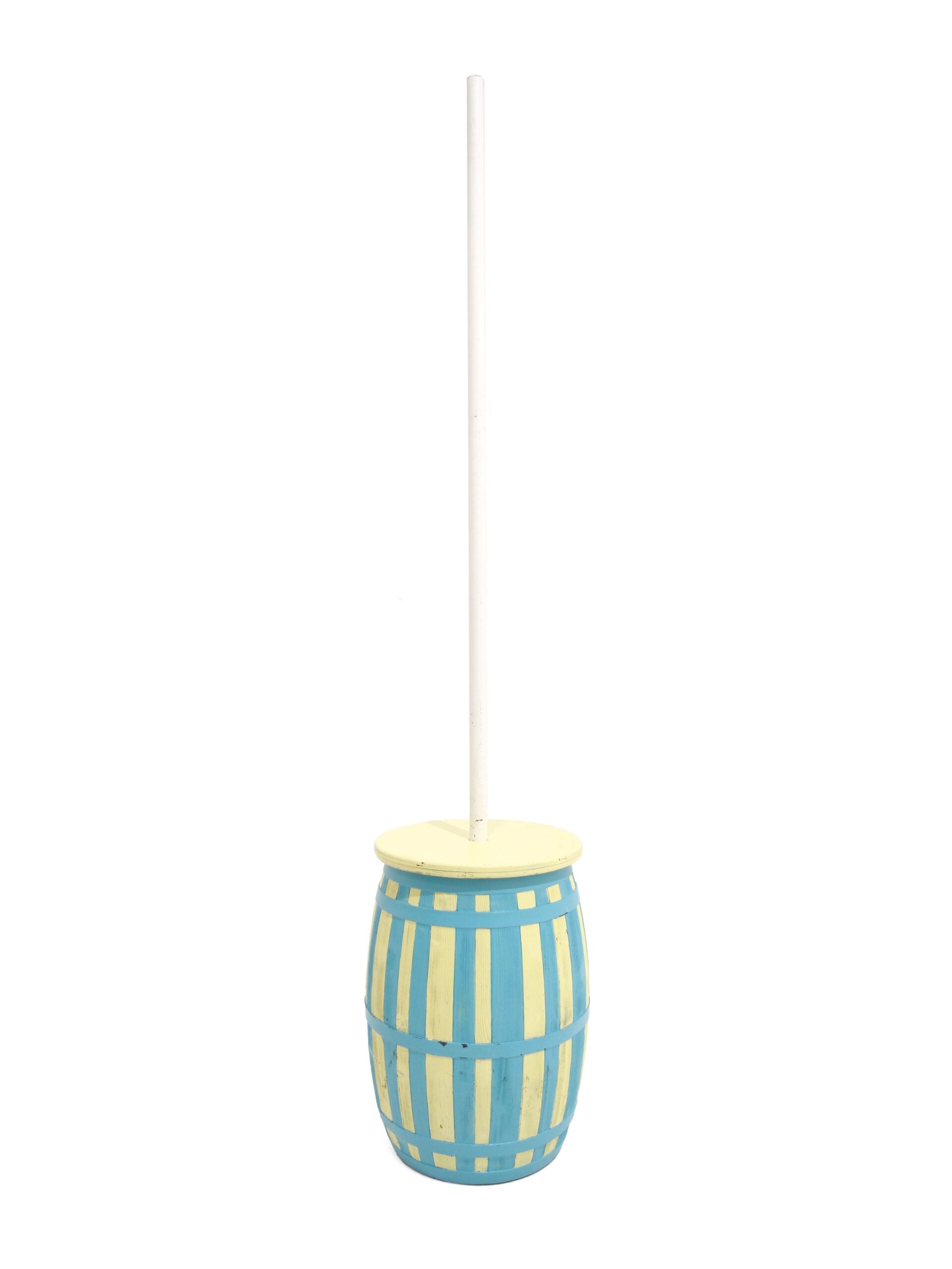 Striped Rustic Barrel Bunting/Festoon Unit 3m (Blue/Yellow) | EPH ...