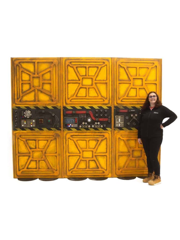 Sci-Fi Metal Effect Modular Wall Backdrop #2 - Small | EPH Creative ...