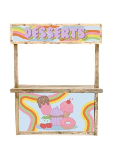 Desserts Food Stall - Pastels | EPH Creative - Event Prop Hire