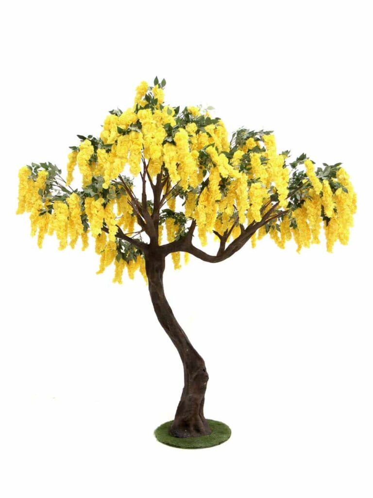 Short Canopy Tree (2.3m) - Yellow Wisteria | EPH Creative - Event Prop Hire