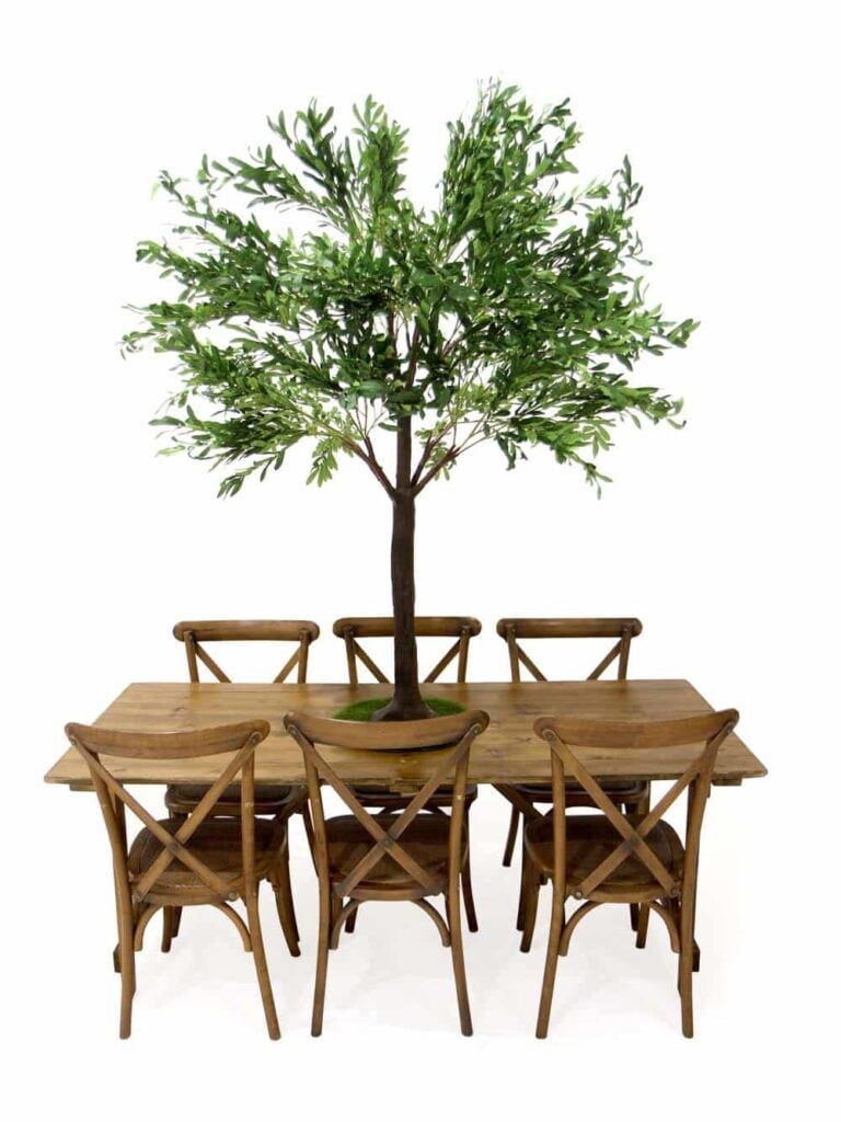 Table Top Tree (1.8m) - Ruscus | EPH Creative - Event Prop Hire