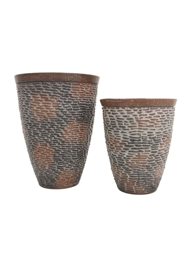 Tall Rustic Stone Planter - 44cm | EPH Creative - Event Prop Hire