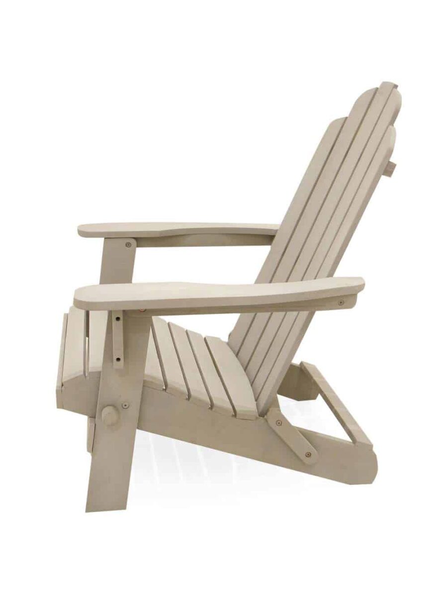 Wooden Lounge Chair - Whitewashed | EPH Creative - Event Prop Hire