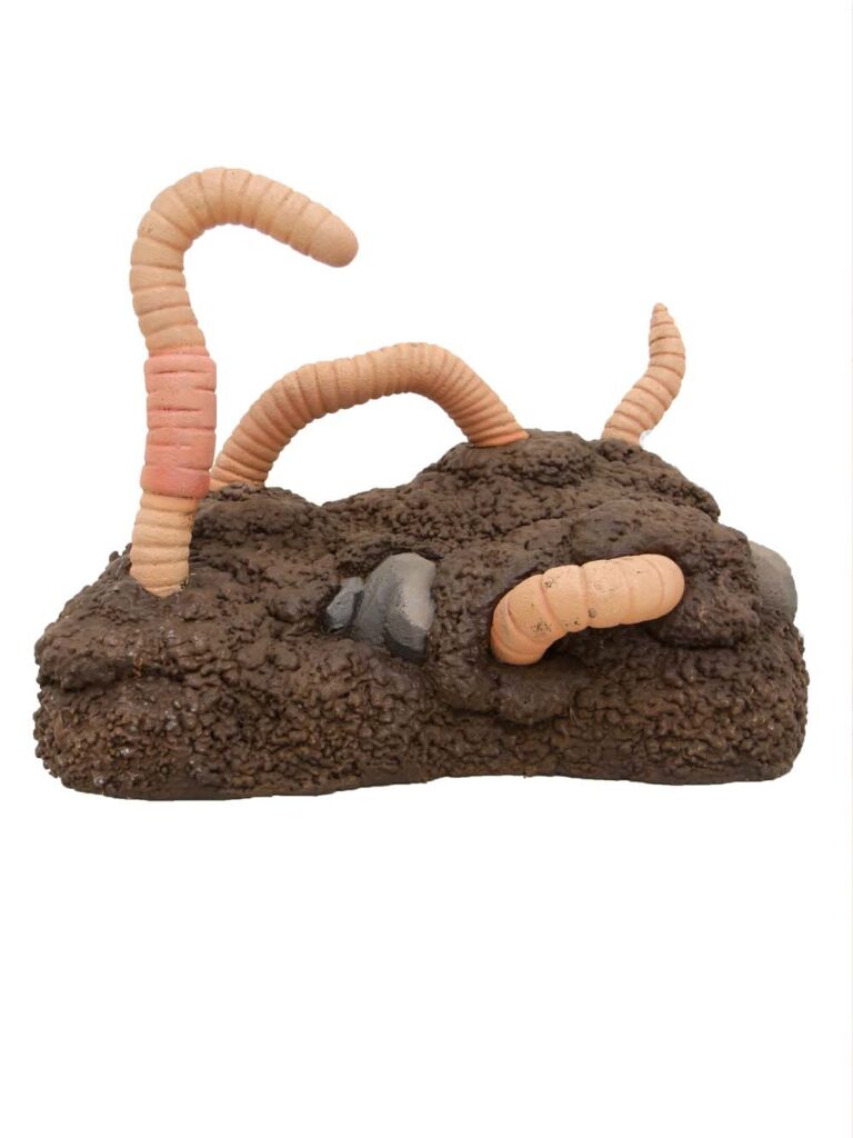 Giant Earth Worm in Mud | EPH Creative - Event Prop Hire