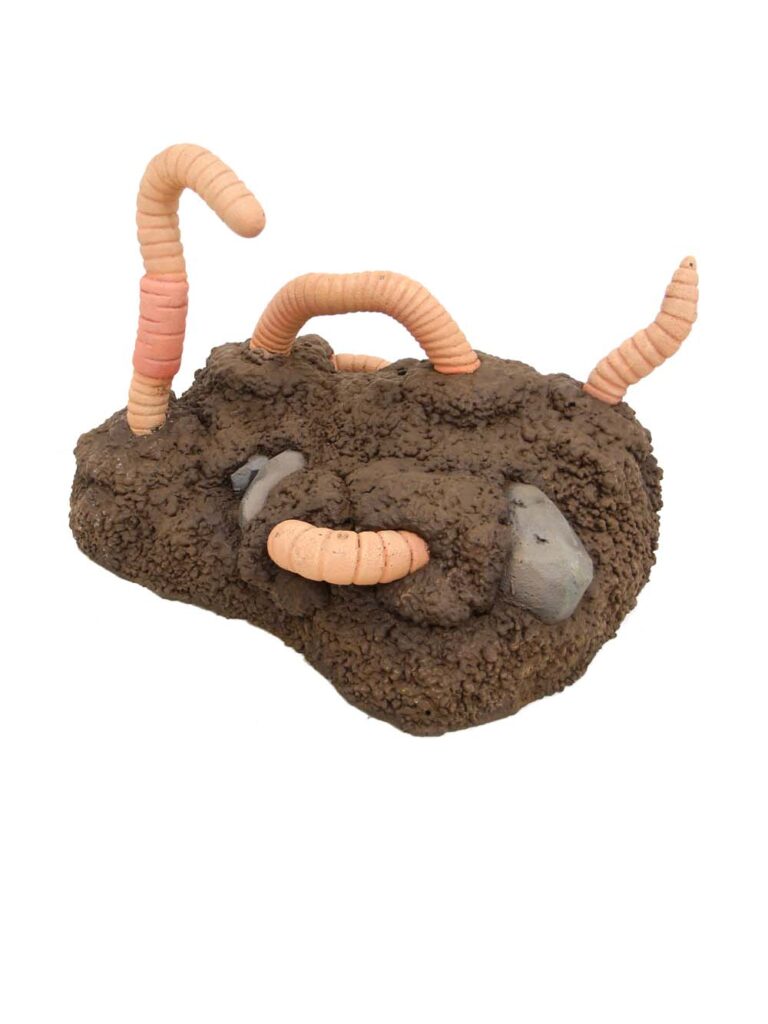 Giant Earth Worm in Mud | EPH Creative - Event Prop Hire