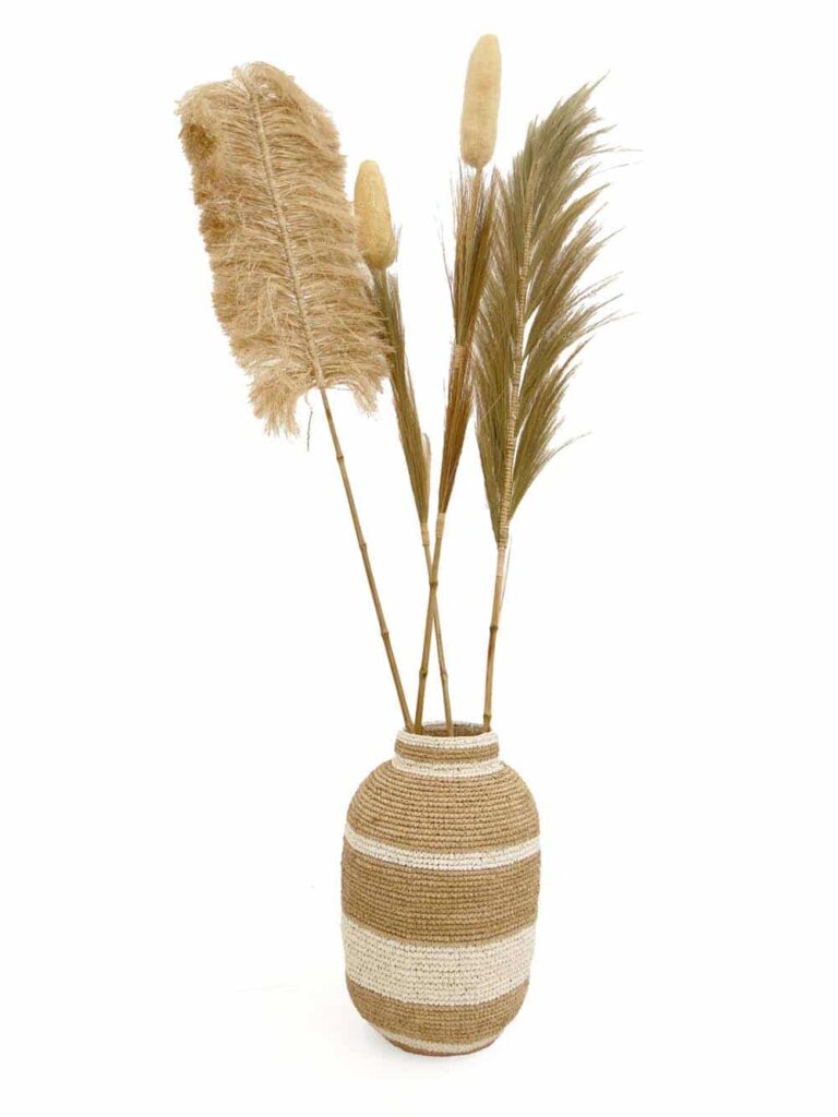 Grasses in Woven Basket | EPH Creative - Event Prop Hire