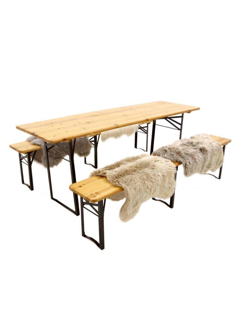 Alpine Bench Set | EPH Creative - Event Prop Hire