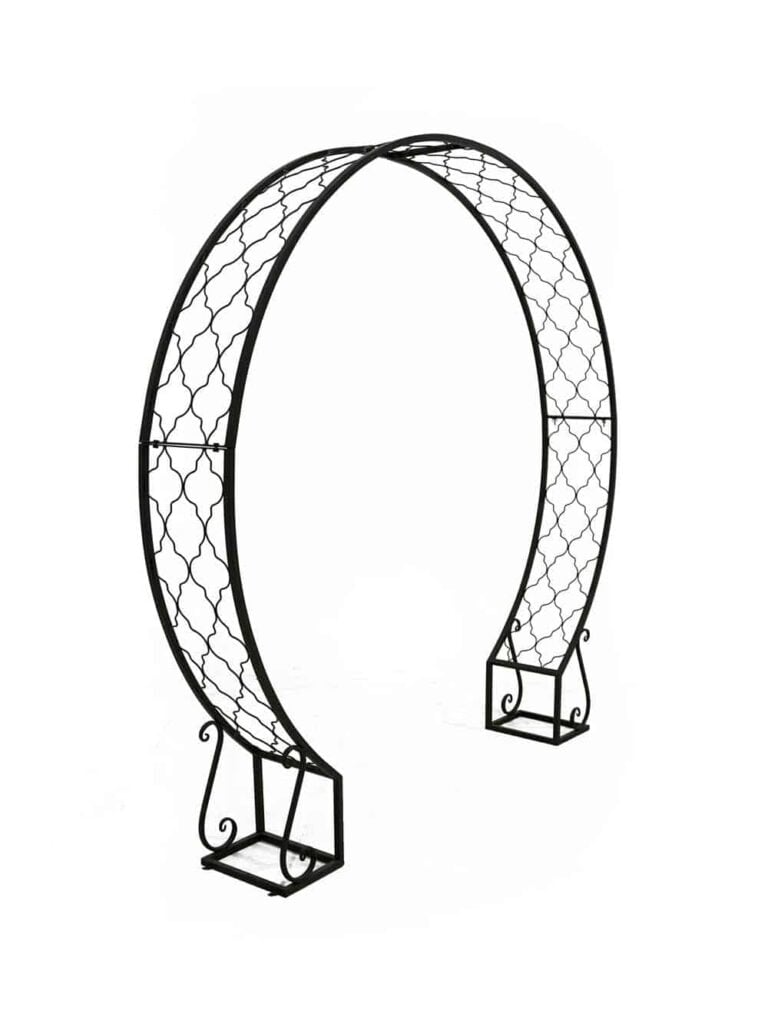 Ornate Metal Moon Gate | EPH Creative - Event Prop Hire