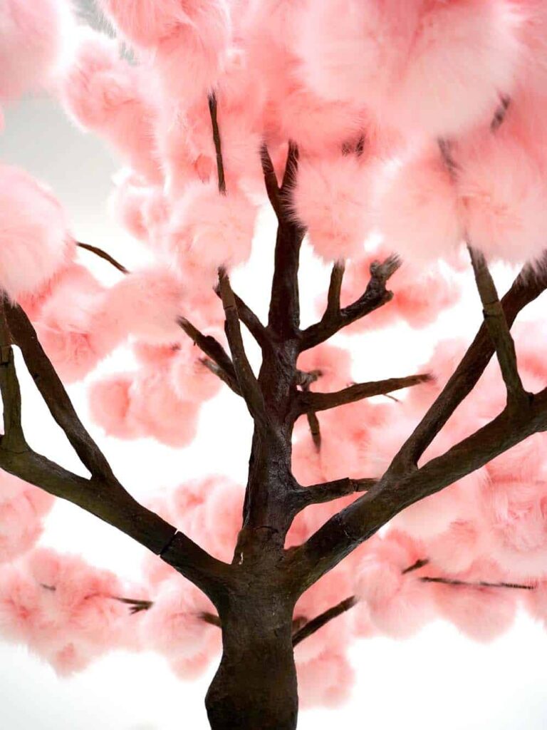 Extra Tall Trunk Tree (3.5m) - Candy Floss | EPH Creative - Event Prop Hire