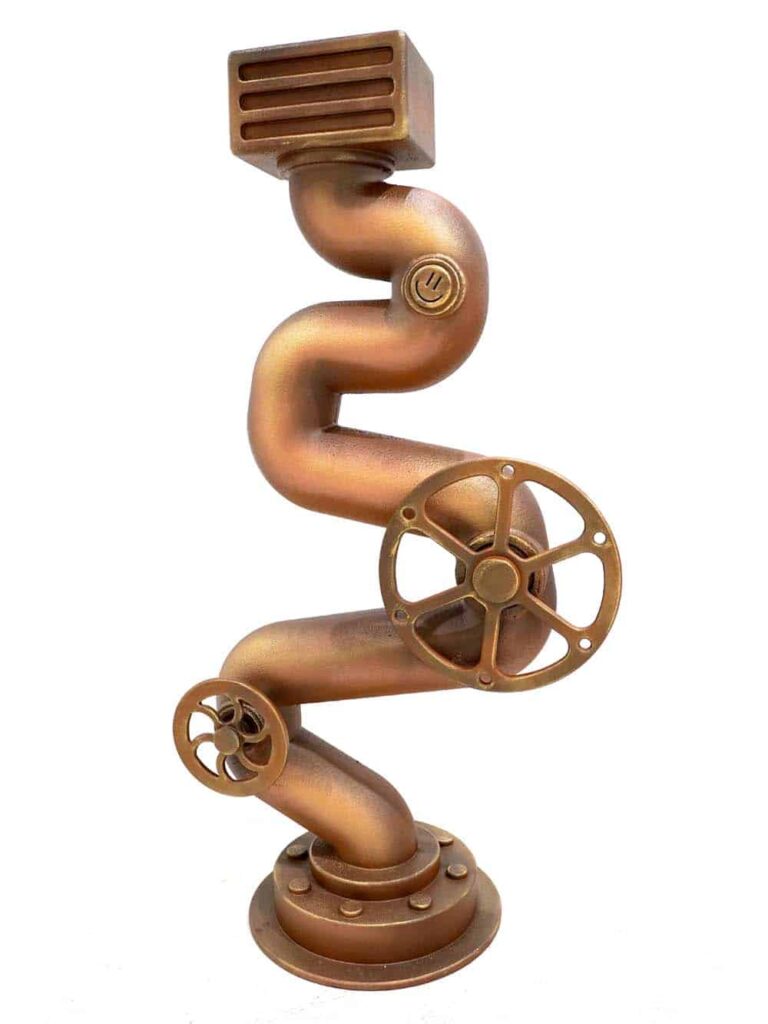 Giant Pipe - Copper | EPH Creative - Event Prop Hire