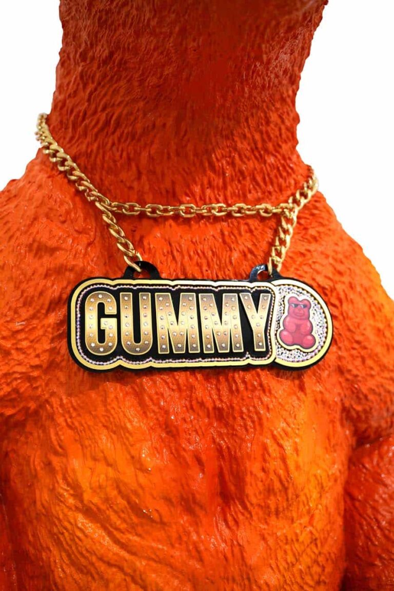 Giant Orange 'Gummy' Bear | EPH Creative - Event Prop Hire