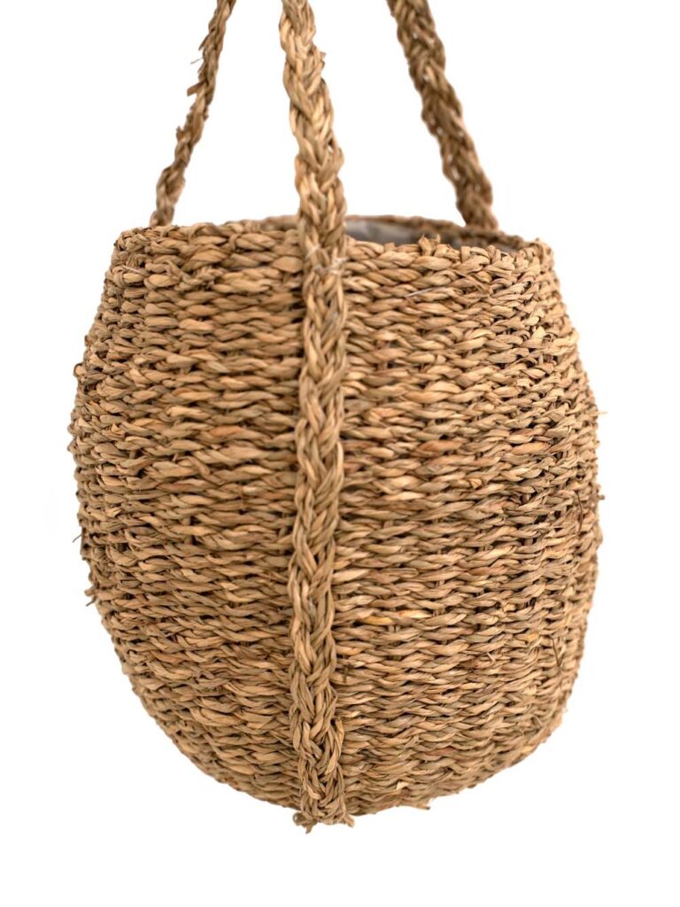 Hanging Seagrass Planter - Set of 4 | EPH Creative - Event Prop Hire