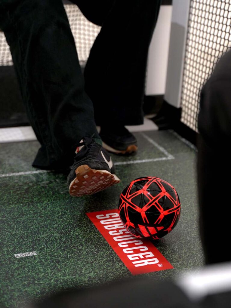 Subsoccer Table Football Game - White | EPH Creative - Event Prop Hire