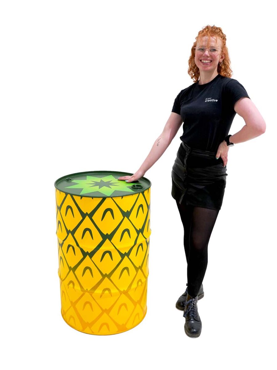 Steel Drum - Pineapple | EPH Creative - Event Prop Hire