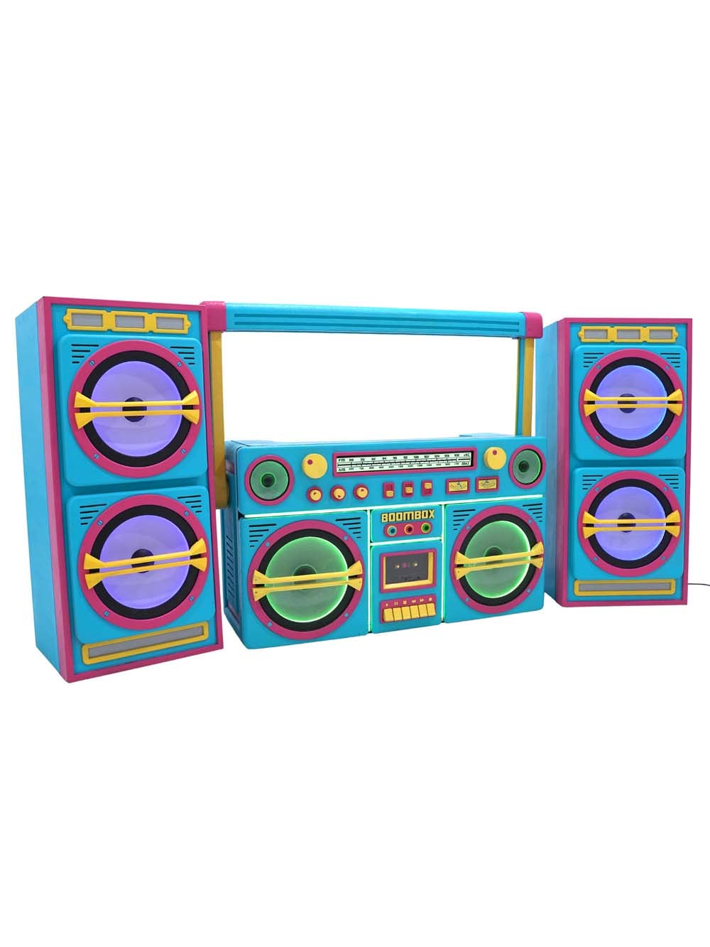 Giant Boombox & Speakers (With Lights) - Neon | EPH Creative - Event ...
